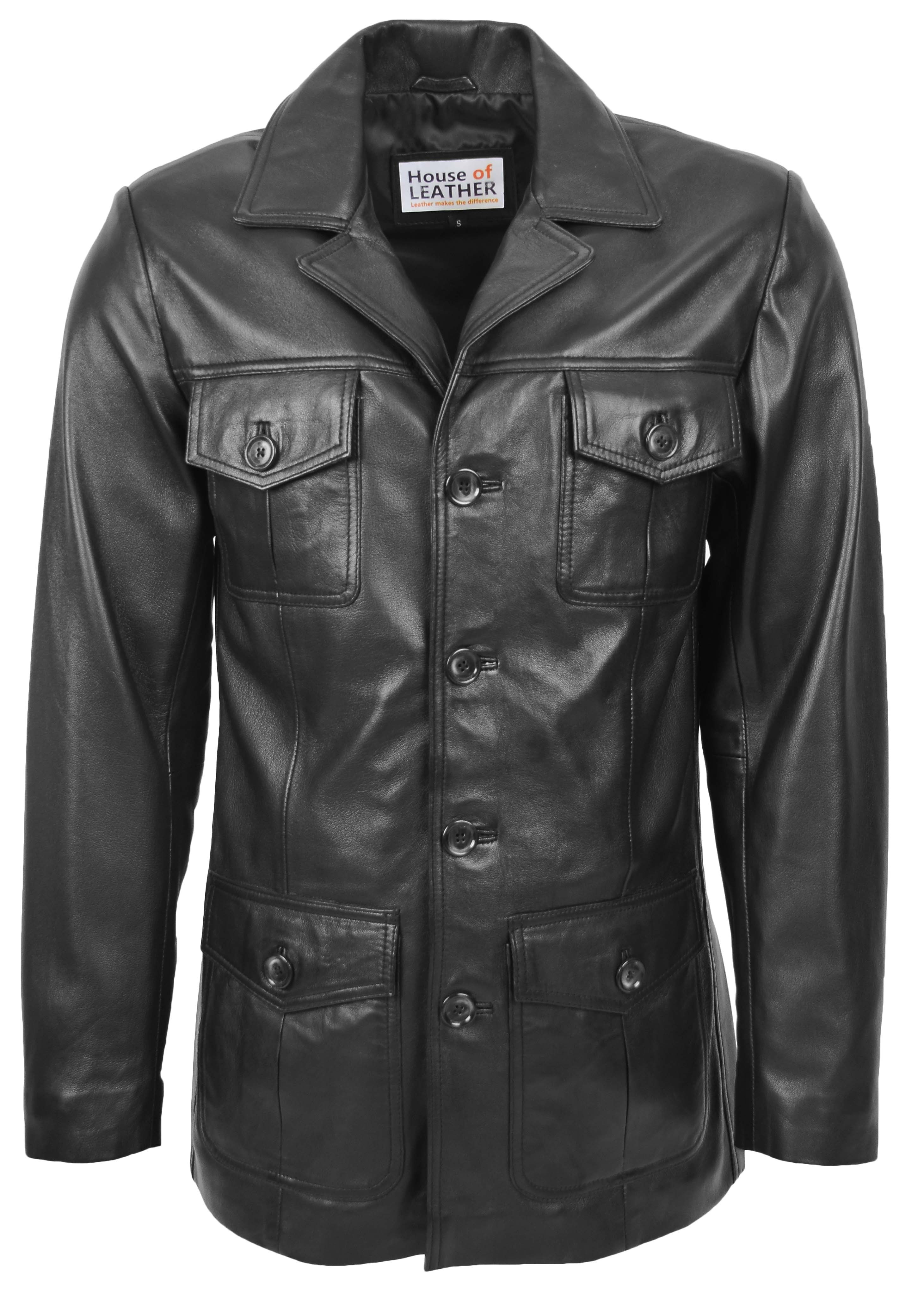Mens Soft Leather Blazers and Reefer Jackets | House of Leather