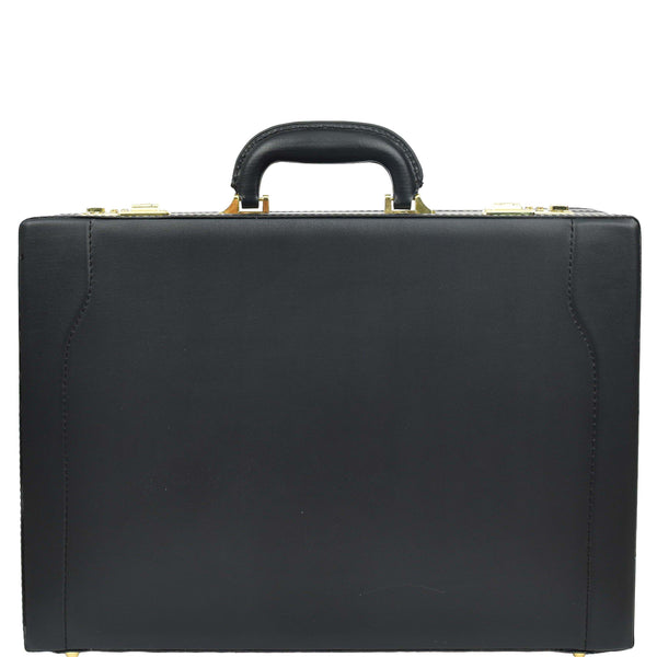 Leather Attache Case Combination Lock Expandable | House of Leather