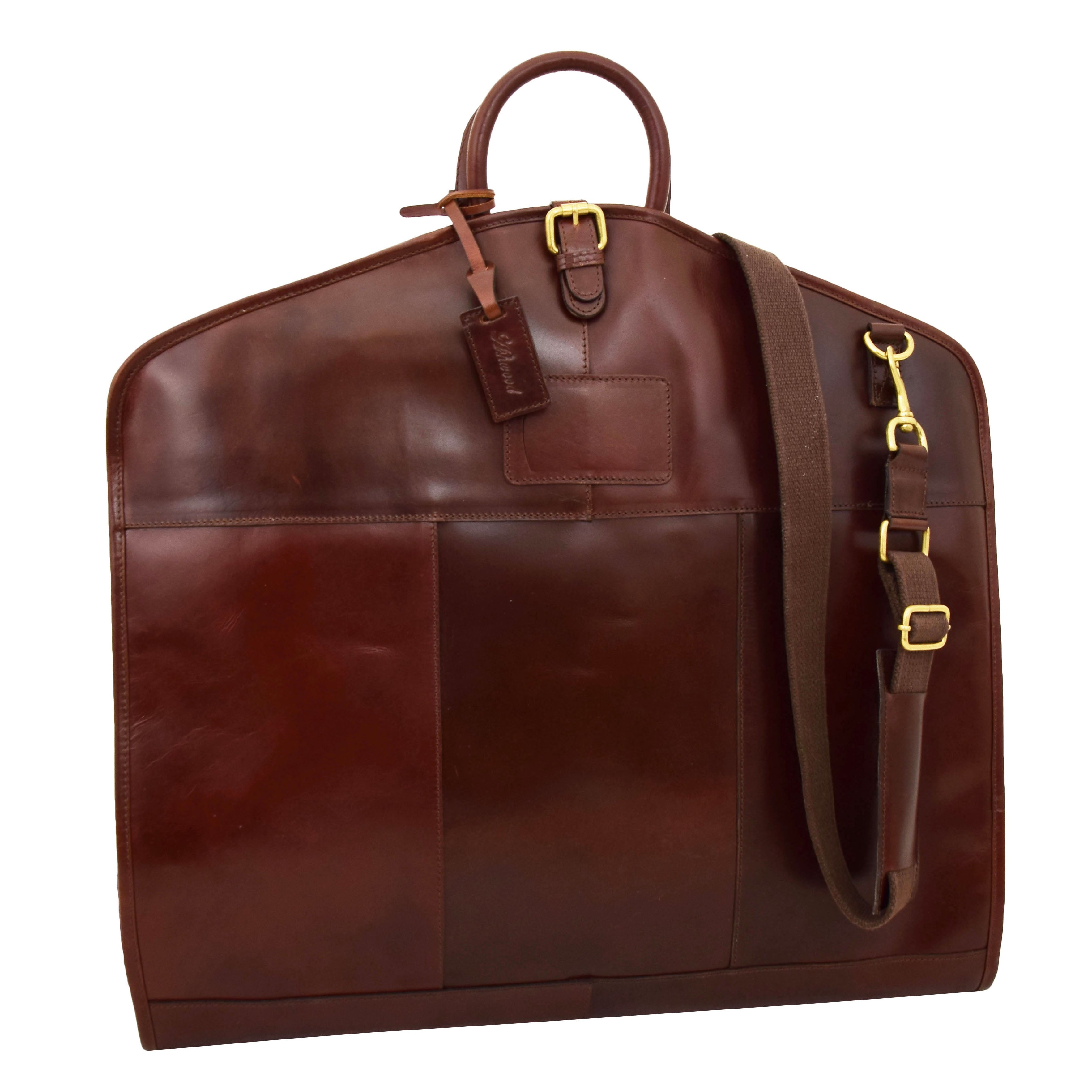 Mens Leather Suit Carriers | Garment Bags | House of Leather